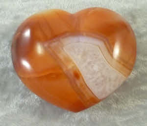 Carnelian Large Heart